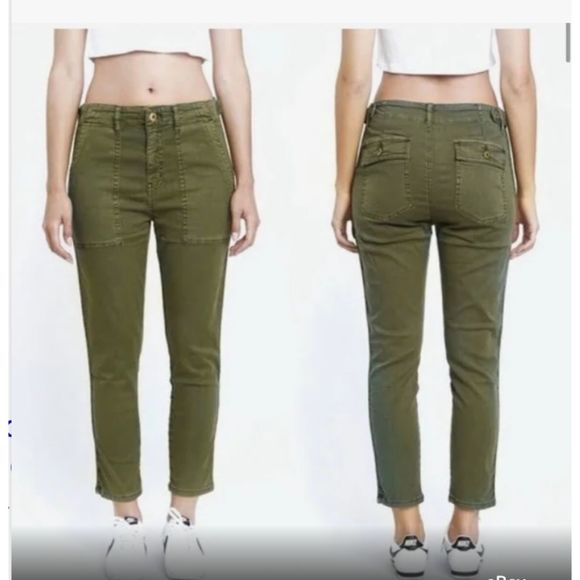 pistola | Pants & Jumpsuits | Pistola Mara Utility Pant Command Olive Green 32 | Poshmark